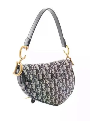 Dior 2010-2026 Oblique Canvas Saddle Bag Shoulder Bag