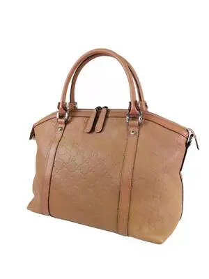 Gucci 2000-2015 Medium Guccissima Gg Charm Dome Satchel