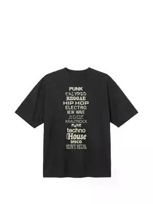 HTC LOS ANGELES Music Graphic-print T-shirt - Black