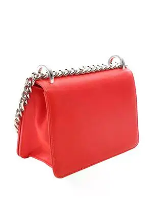 Dior 20th Century Leather Diorama Club Flap Shoulder Bag - Red