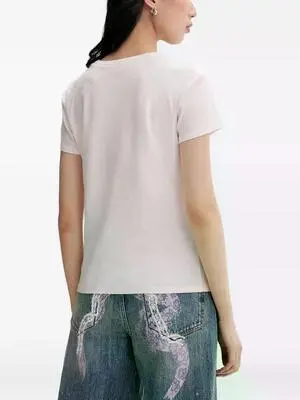 Miss Sixty Slogan-print T-shirt - Pink