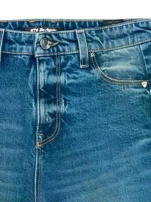 HTC LOS ANGELES Stonewashed Flared Jeans