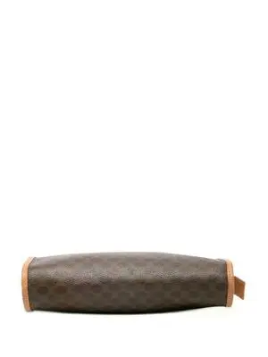 Celine 2012 Macadam Coated Canvas Clutch Bag