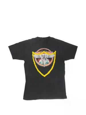 HTC LOS ANGELES Graphic-print Reworked T-shirt - Black