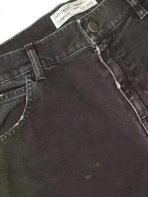 HTC LOS ANGELES Stonewashed Panelled Jeans