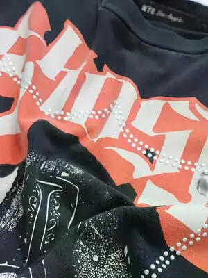 HTC LOS ANGELES Ghost Lux Studded T-shirt