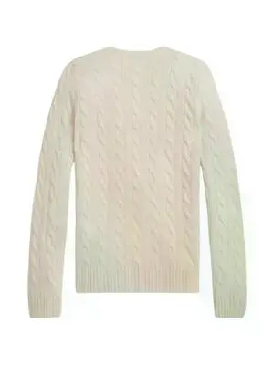 Polo Ralph Lauren Cable-knit Logo-embroidered Sweater
