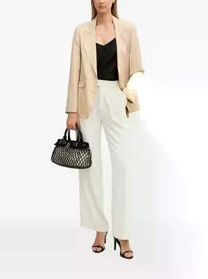GAUDI Single-breasted Blazer With Peak Lapels - Neutrals