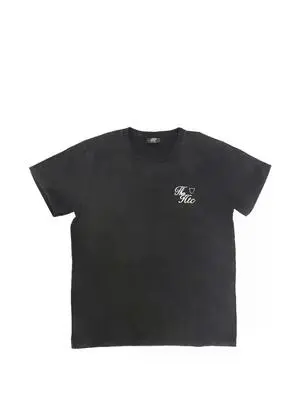 HTC LOS ANGELES Calypso Distressed-effect T-shirt - Black