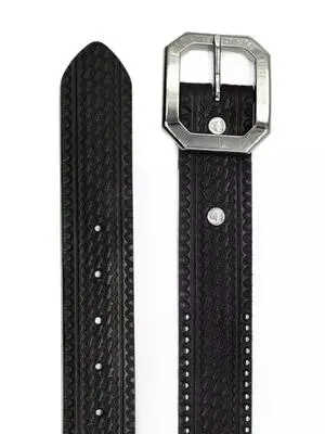 HTC LOS ANGELES Mulholland Studded Leather Belt