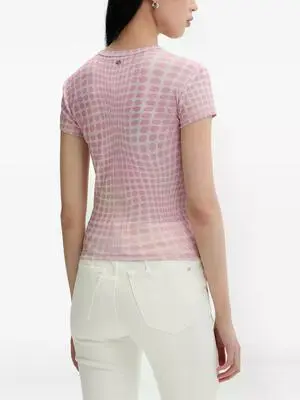 Miss Sixty Polka-dot Graphic-print T-shirt - Pink