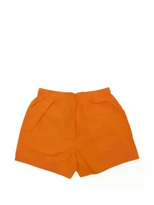 HTC LOS ANGELES Logo-patch Drawstring Swim Shorts - Orange