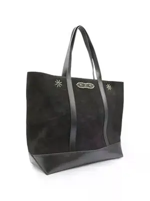 HTC LOS ANGELES Large Dusty Moustache Suede Shoulder Bag