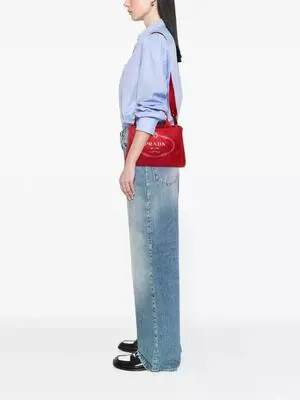 Prada 2013-2026 Small Canvas Canapa Logo Satchel