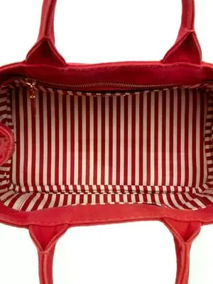 Prada 2013-2026 Small Canvas Canapa Logo Satchel