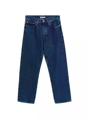 SUNFLOWER Logo-patch Belt-loop Jeans - Blue