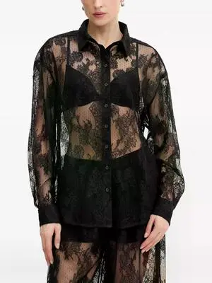 Bardot Aleida Floral-lace Shirt