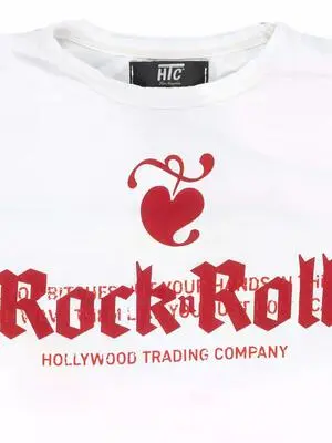 HTC LOS ANGELES Rock & Roll Graphic Print T-shirt - White