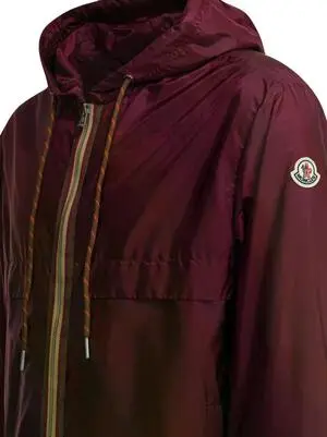 Moncler Logo-patch Hooded Jacket - Red