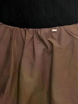 GAUDI Gathered Puff-hem Mini Skirt