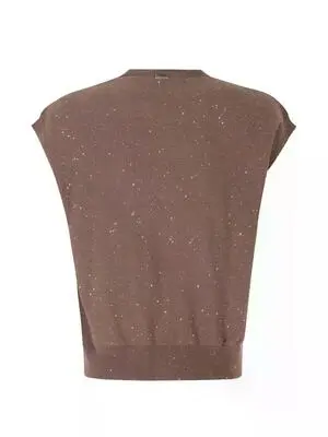 Herno Sequin-embellished Knitted Top