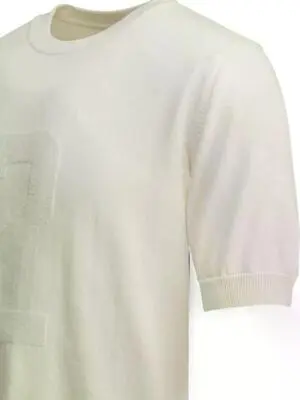 RAKKI Number-patch Knitted T-shirt
