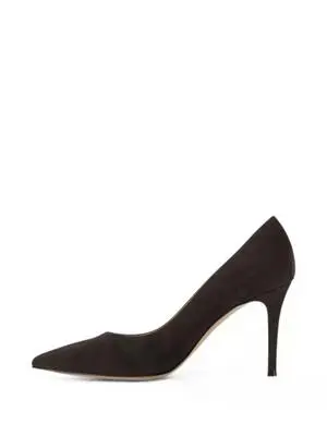 GIANVITO ROSSI Pointed-toe Suede Pumps