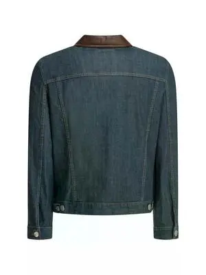 Brunello Cucinelli Button-up Denim Jacket - Blue