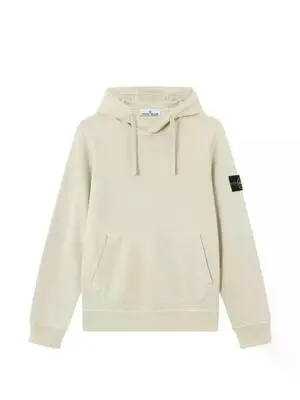 Stone Island Logo-patch Hoodie - Neutrals