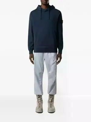 Stone Island Logo-patch Drawstring Hoodie