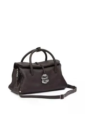 ZANELLATO Stud-embellished Leather Tote Bag