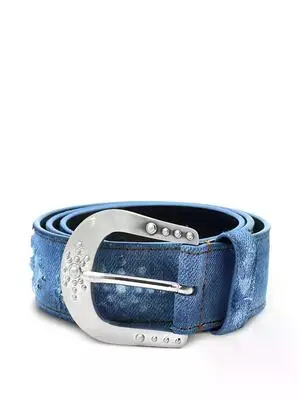 HTC LOS ANGELES Mirage Denim Belt - Blue