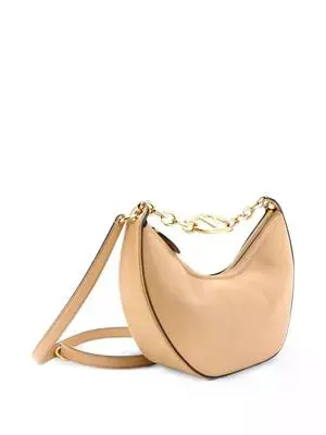 Valentino Garavani Vlogo Moon Leather Small Hobo Bag