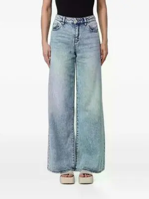 Armani Exchange Wide-leg Jeans - Blue