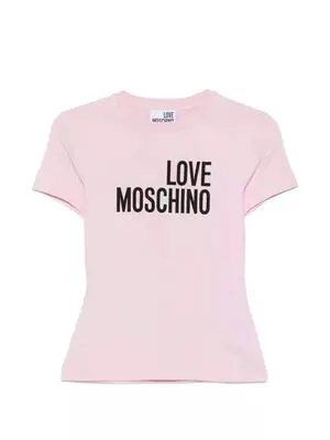 Moschino Logo-print T-shirt - Pink