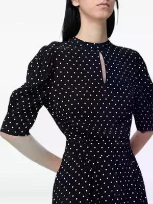 MAR DE MARGARITAS Kimberly Polka-dot Mini Dress