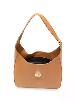 ADRIANNA FERETTI Leather Turn-lock Tote Bag