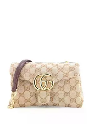 Gucci Gg Marmont Gg Canvas Mini Shoulder Bag
