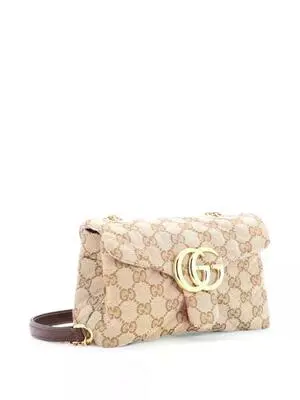 Gucci Gg Marmont Gg Canvas Mini Shoulder Bag