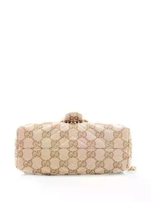 Gucci Gg Marmont Gg Canvas Mini Shoulder Bag