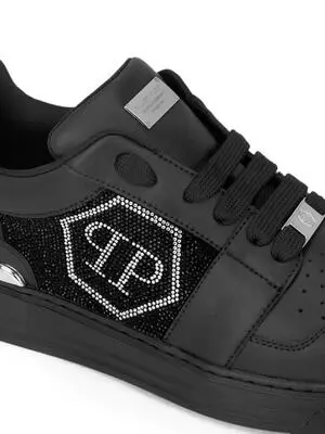 Philipp Plein Lo-top Sneakers Crystal Hexagon
