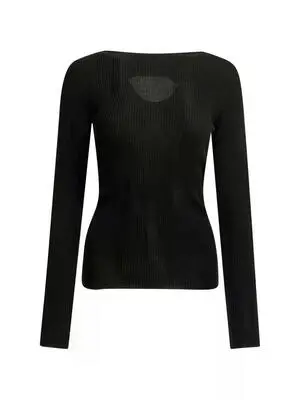 Rick Owens Cut-out Ribbed Sweater