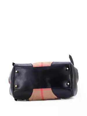 Burberry Canterbury House Check Canvas Small Tote Bag