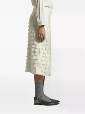 Peserico Layered Midi Skirt