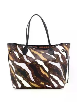 LOUIS VUITTON Neverfull Nm Limited Edition Lol League Of Legends Monogram Canvas Mm Tote Bag - Brown