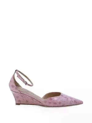 NOTABENE Crocodile-effect Pointed-toe Sandals