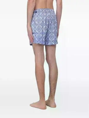 PENINSULA SWIMWEAR Geometric-print Swim Shorts