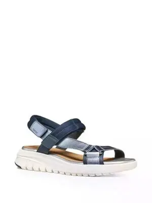 Geox Flextride S Metallic Touch-strap Sandals