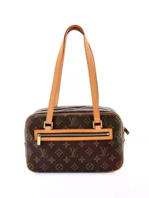 LOUIS VUITTON Cite Handbag Monogram Canvas Mm Shoulder Bag - Brown