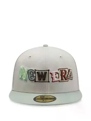 New Era Diy Note 59fifty Logo-embroidered Cap